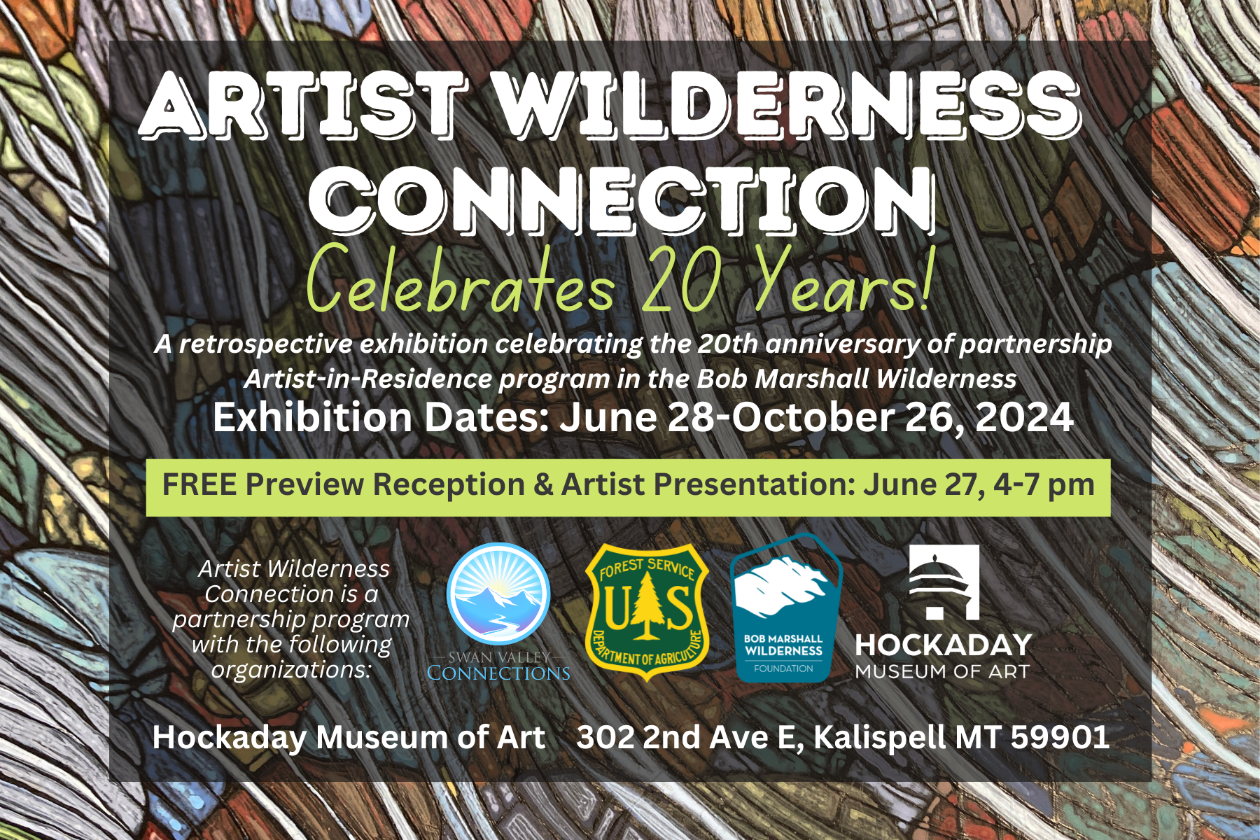 Artist Wilderness Connection Celebrates 20 Years - Glacier Art Museum